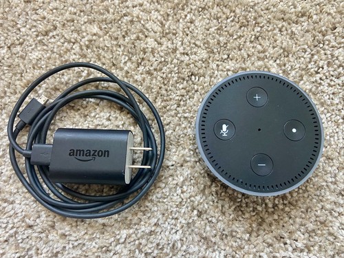 Amazon Echo Dot (2nd Generation) Smart Speaker - Black - LIGHTLY USED ...