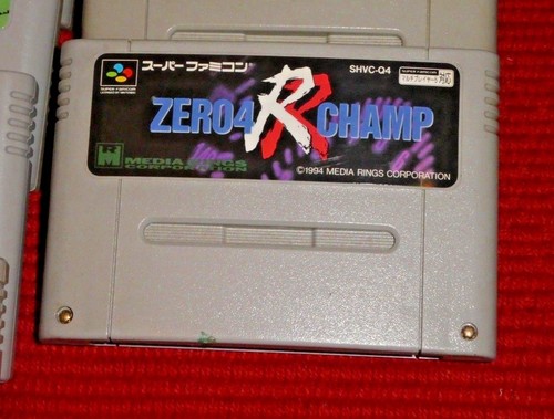 GAME/JEU SUPER FAMICOM NINTENDO NES JAPAN SFC SNES Zero 4 R Champ SHVC ...