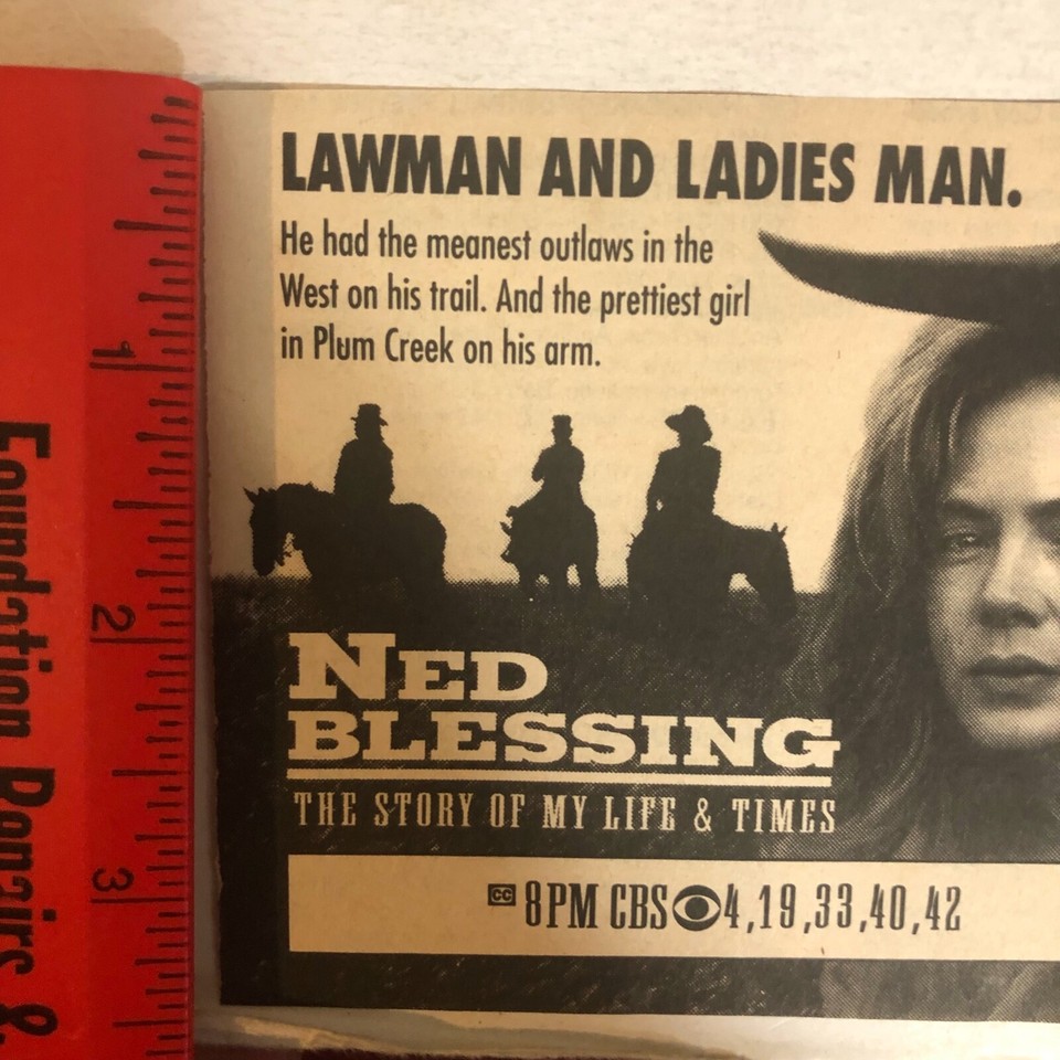 Ned Blessing TV guide Print Ad Brad Johnson Tpa2 | eBay