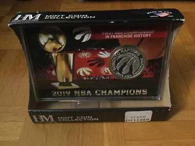 The Highland Mint 2019 NBA Champions Toronto Raptors 39mm Silver Plated ...
