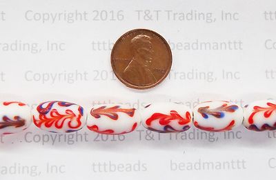 Rare Dutch Delft Trade Beads African 15 Pc Antique style TT 528 F&I ...