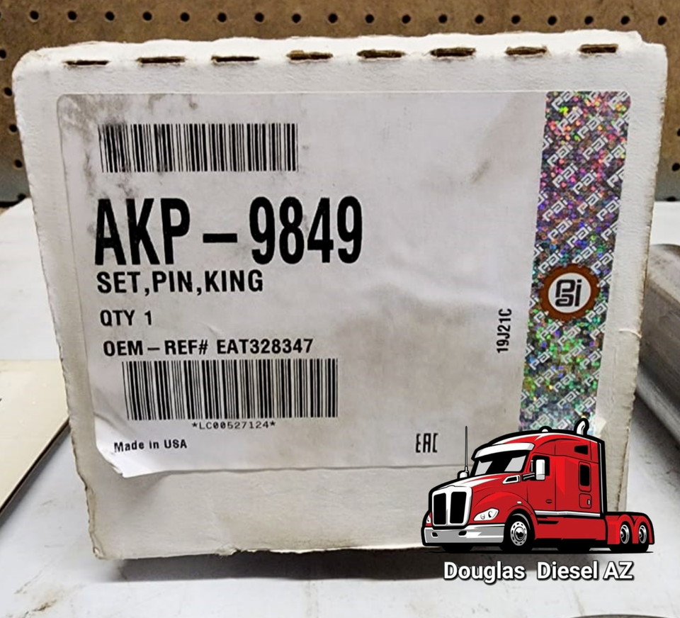 KING PIN KIT (1.870in x 9.120in/Bronze Bushing) PAI# AKP-9849 Ref ...