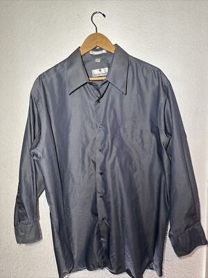 Etienne Aigner Men's Shirt Button Down Size XL Gray / Blueish! Better ...
