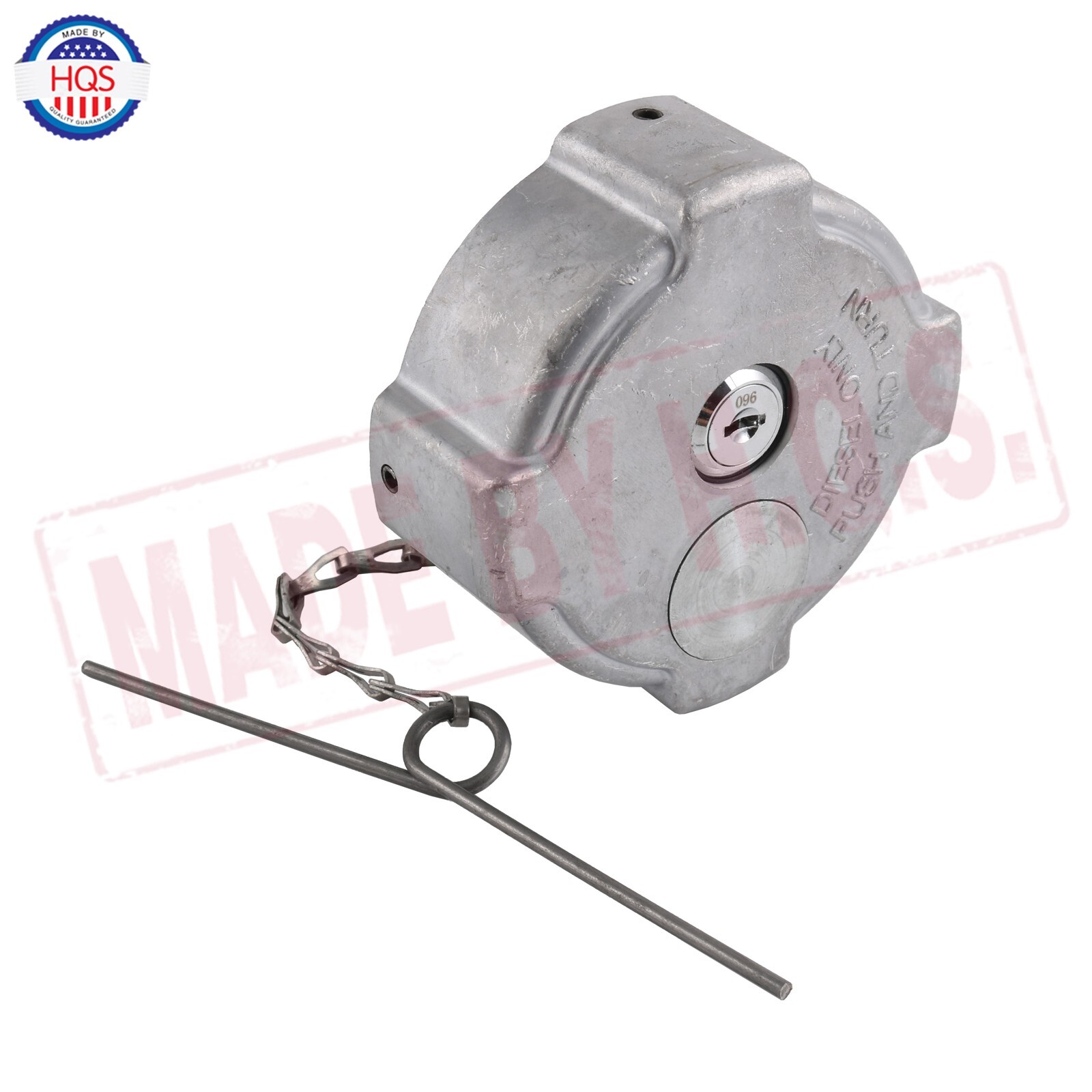 Pair 1/4 Quarter Turn Locking Cap W/ Two Keyed For Freightliner ...