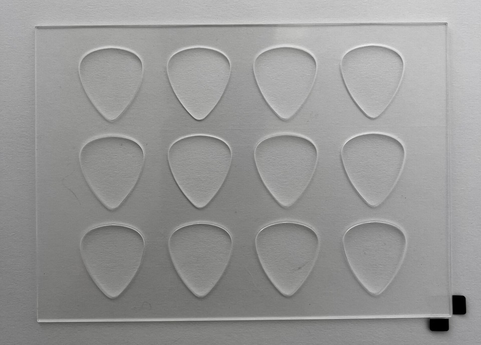 Plectrum Spectrum 5" x 7" Guitar Pick Display, Insert Only | eBay