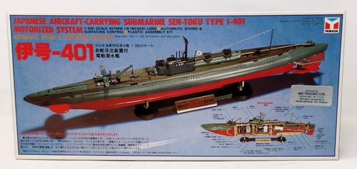 RARE Yamada I-401 Aircraft-Carrying Submarine 1/300 Motorized Model Kit ...