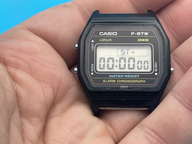 VINTAGE GLASS CASIO F-87W NOS for sale online | eBay