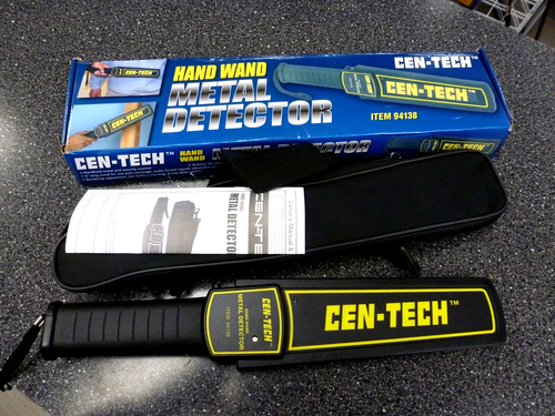 CEN-TECH HAND WAND METAL DETECTOR 94138 | eBay