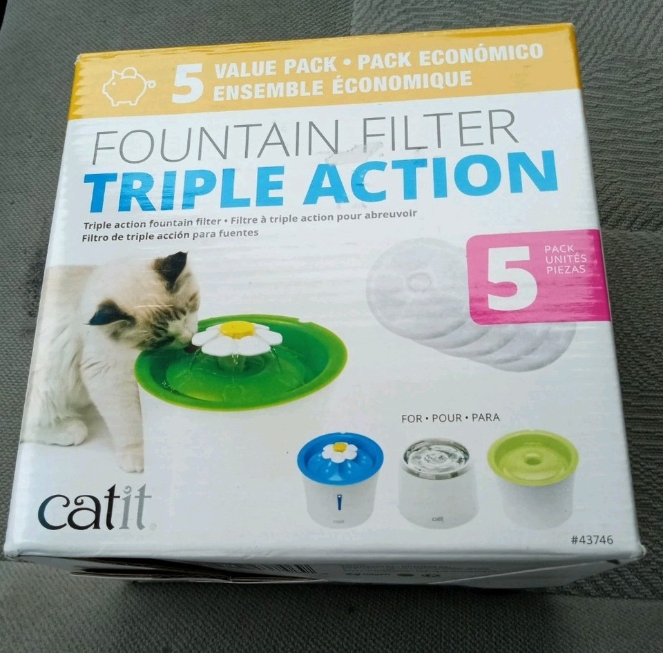 Catit Cat Water Fountain Replacement Filters - White | eBay