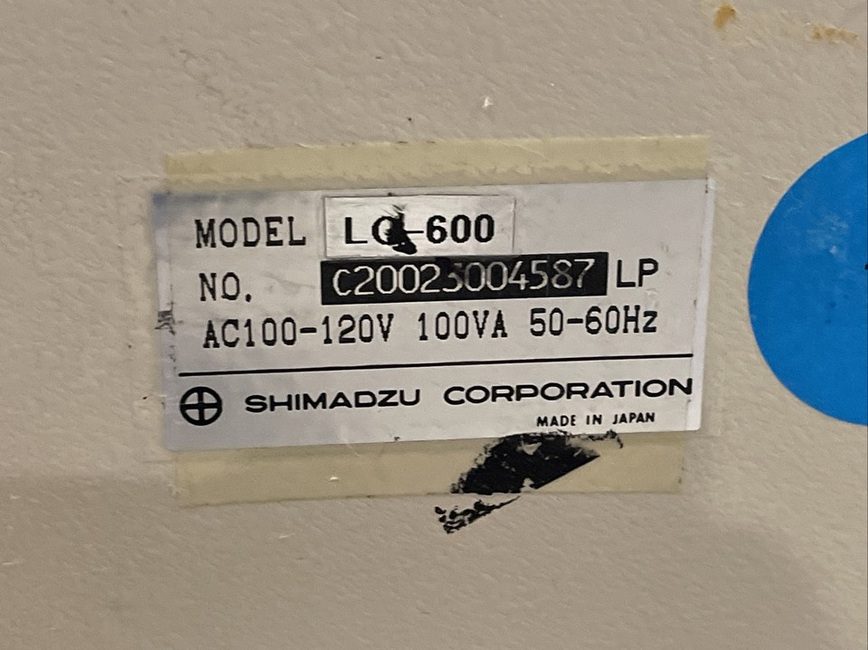 SHIMADZU LC-600 HPLC LIQUID CHROMATOGRAPH SYSTEM POWERS UP | eBay