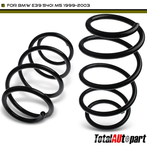 2pcs Coil Springs Front Left & Right for BMW E39 540i M5 1999-2003 ...