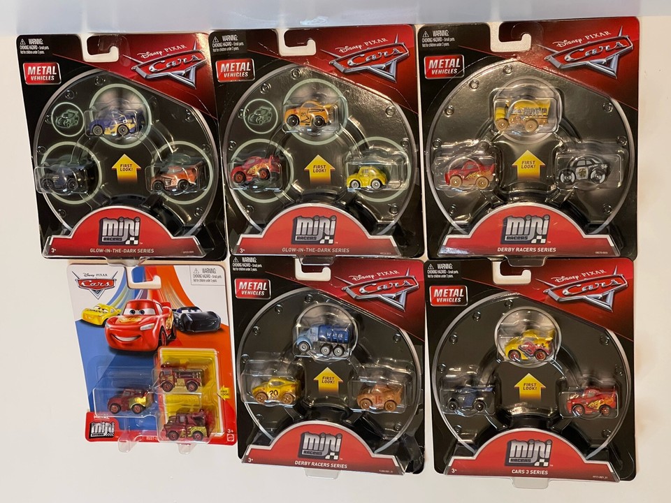 Disney Pixar Cars Mini Racers Lot of 234 Cars 10 pack x3 + 15 pack x3 ...