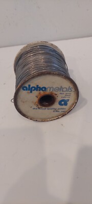 Alpha Metals 4 Pound Roll Energized Rosin Core Solder .040 QQS-51 SN60 PB40 | eBay