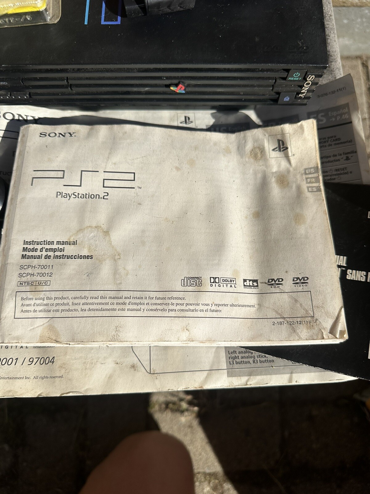 Sony PlayStation 2 PS2 Fat Console Cables, Controllers, Games, Etc ...