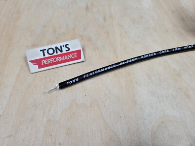 Ton's 7mm COPPER CORE SPARK PLUG WIRE ignition DIY sold by foot BLACK ...