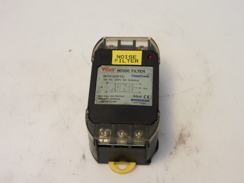 WYES WOONYOUNG WYFS06TD CLEAN POWER NOISE FILTER 250VAC 6A 50/60Hz | eBay