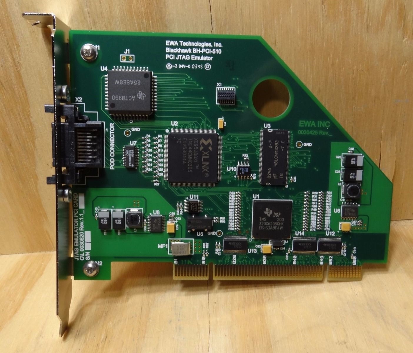 EWA TECHNOLOGIES BLACKHAWK BH-PCI-510 PCI JTAG EMULATOR CARD | eBay