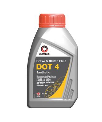Comma DOT 4 Brake Fluid 500ml | eBay UK