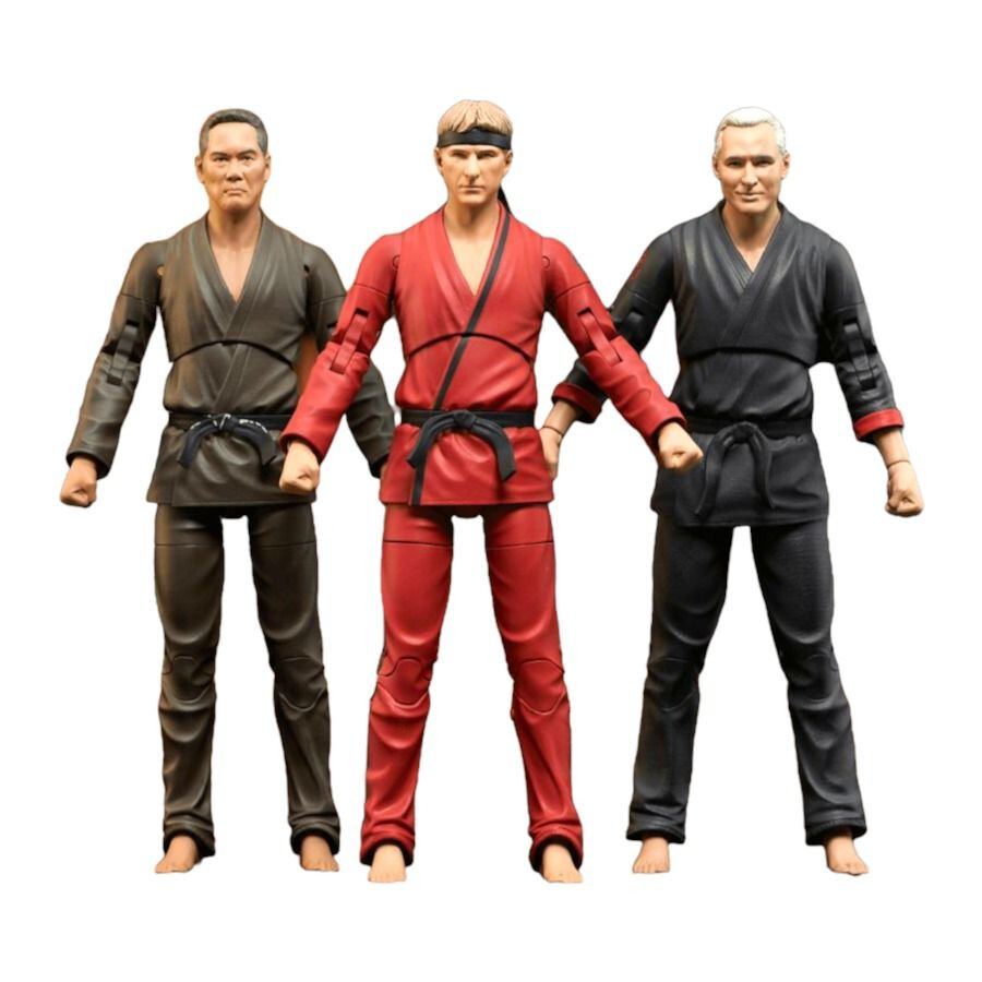 3 Set Cobra Kai Action Figure Miyago-Do sensei Chozen Karate Kid Terry ...