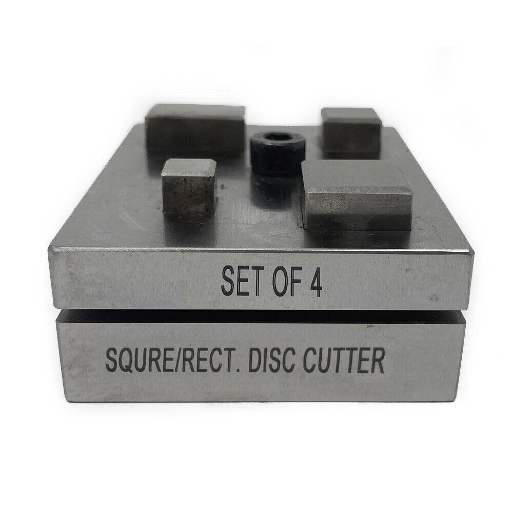 Square Rectangle Disc Cutter Jewellery Forming Metal Cutting Tool Set ...