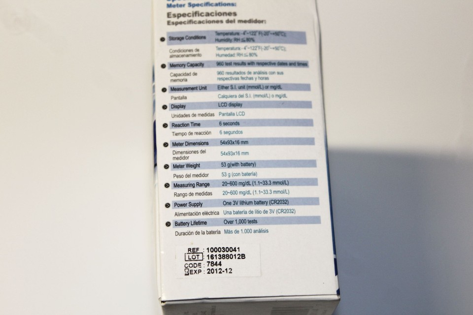 Easy Trak Talking Blood Glucose Diabetic Monitor Meter System Model ...