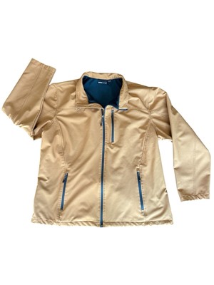Swiss Tech Soft Shell Jacket Mens 2XL Tan Long Sleeve Full Zip Fall ...