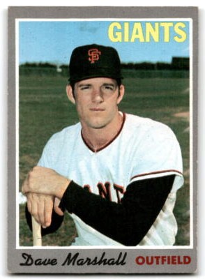 1970 Topps #58 Dave Marshall | eBay