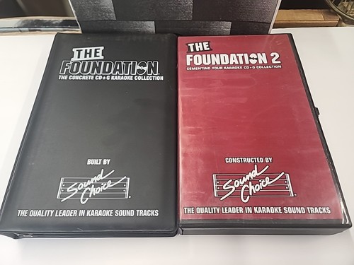 Sound Choice Founoundation 1 & 2 set 60+ Karaoke CDG Disks Plus Brick ...
