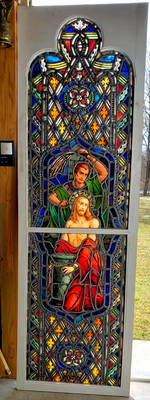 Pre-1900 - Antique Stained Glass Church Windows