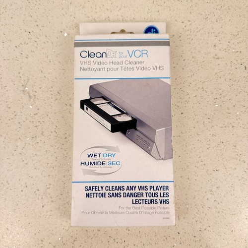 Clean Dr VCR VHS Video Head Cleaner Wet Dry NEW | eBay