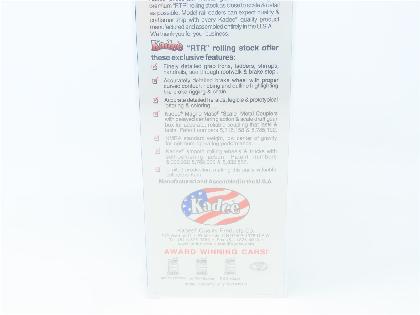 HO Kadee Cars #4510 CNW Route Of The 400 Streamliners 40' Box Car #6592 ...