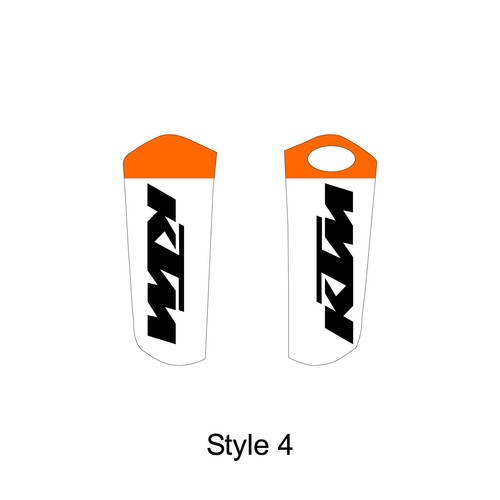 KTM fork guard decals 2015 SX XC XCF-W Style 4 FREE SHIPPING! | eBay