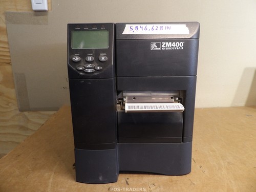 Zebra ZM400 Thermal DT/TT 300dpi USB Label Barcode Printer - 5,846,628 ...