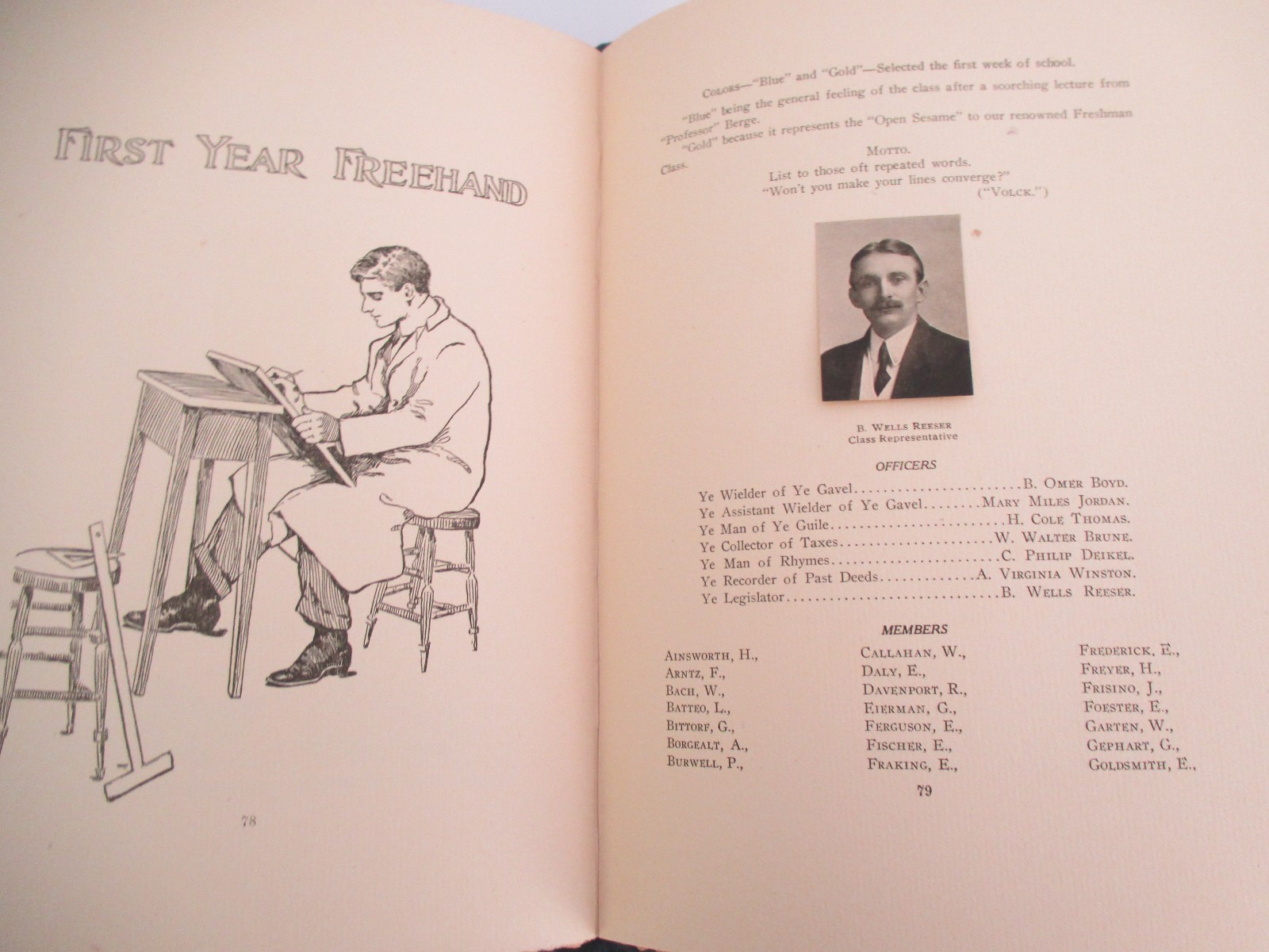 1908 THE LOCKER Maryland Institute Schools of Art & Design Yearbook | eBay