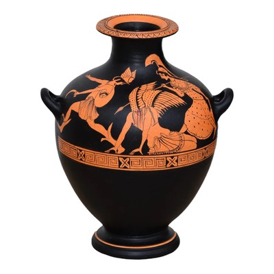 Perseus with Medusa's head Hydria Vase Athena Ancient Greek Pottery ...