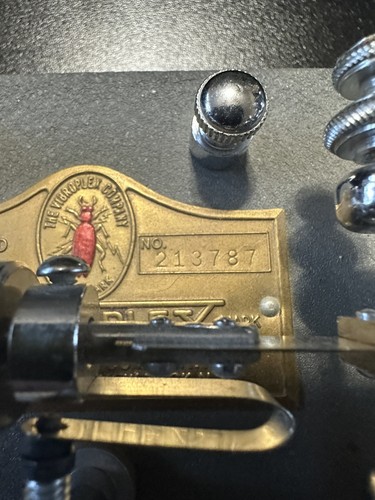 Vibroplex “Bug” Original Deluxe Telegraph Key Morse Code, SN 213787 | eBay