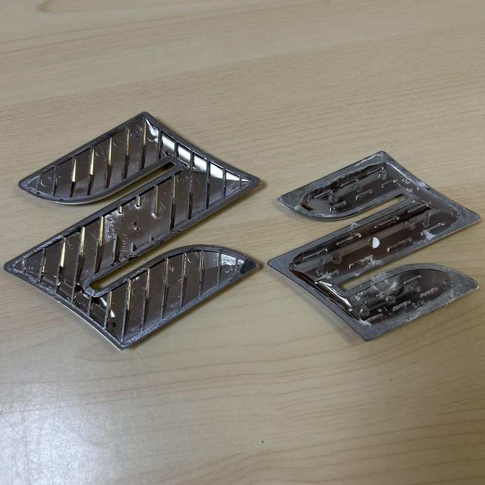 Suzuki Metal Emblem 2-piece Set Used Car Badge Logo 3D Metallic | eBay