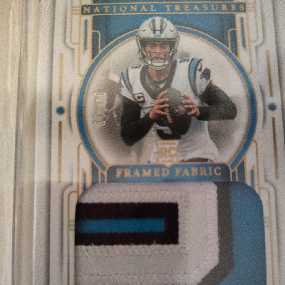 2023 Panini National Treasures Bryce Young Holo Gold /10 RC Patch ...