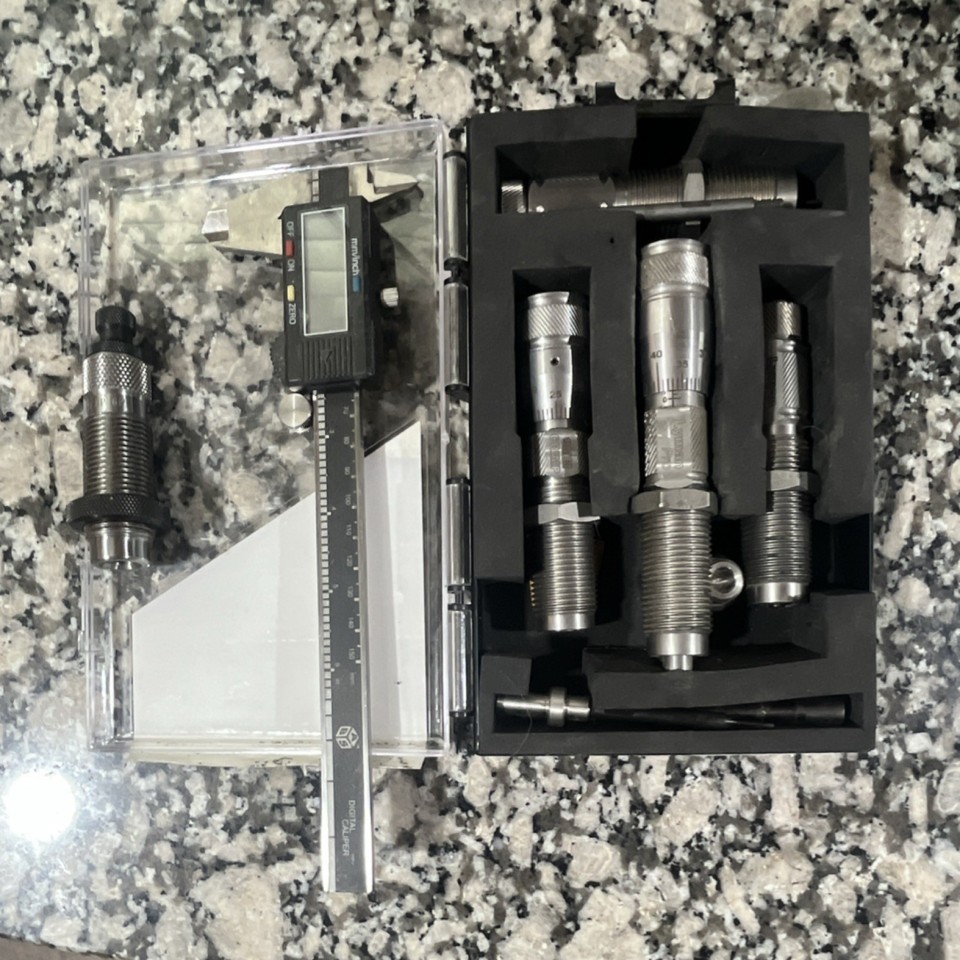 Lyman Stainless Steel Pro Die Set Handgun Reloading Dies Progressive ...