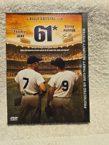 Yankees 61* Factory Sealed DVD Roger Maris Mickey Mantle Billy Crystal ...