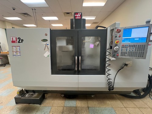 HAAS VERTICAL MACHINING CENTER, MODEL TM-2P, 57.75" x 10.5" TABLE, CT ...