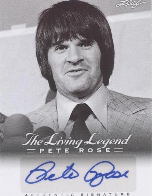 2012 Leaf Pete Rose The Living Legend - Autographs Pete Rose #AU-26 (AU ...