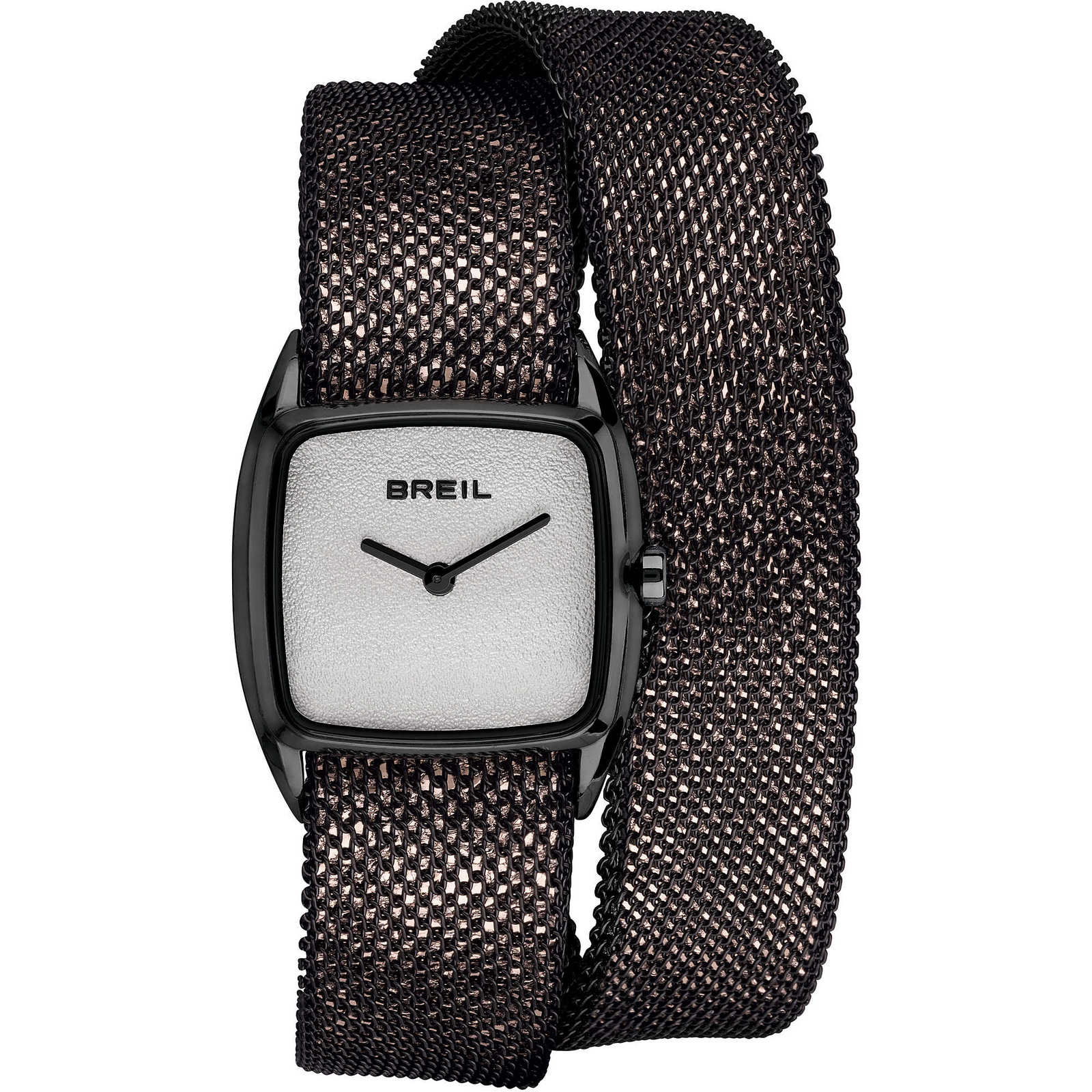 Damenuhr BREIL NEW SNAKE TW1855 Edelstahl Mesh Schwarz | eBay.de