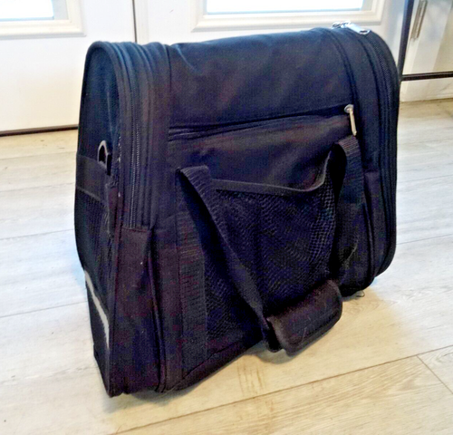 (MJS 4) Black ASPCA Cat / Small Animal Carrier 8" x 12" x 14" high | eBay