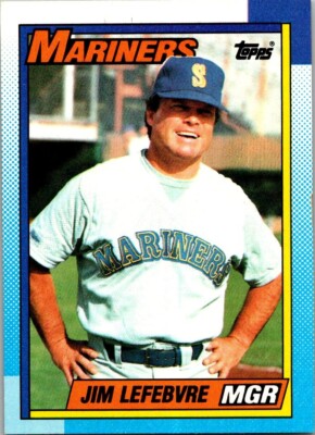 1990 Topps Jim Lefebvre #459 Seattle Mariners Manager Card Baseball | eBay