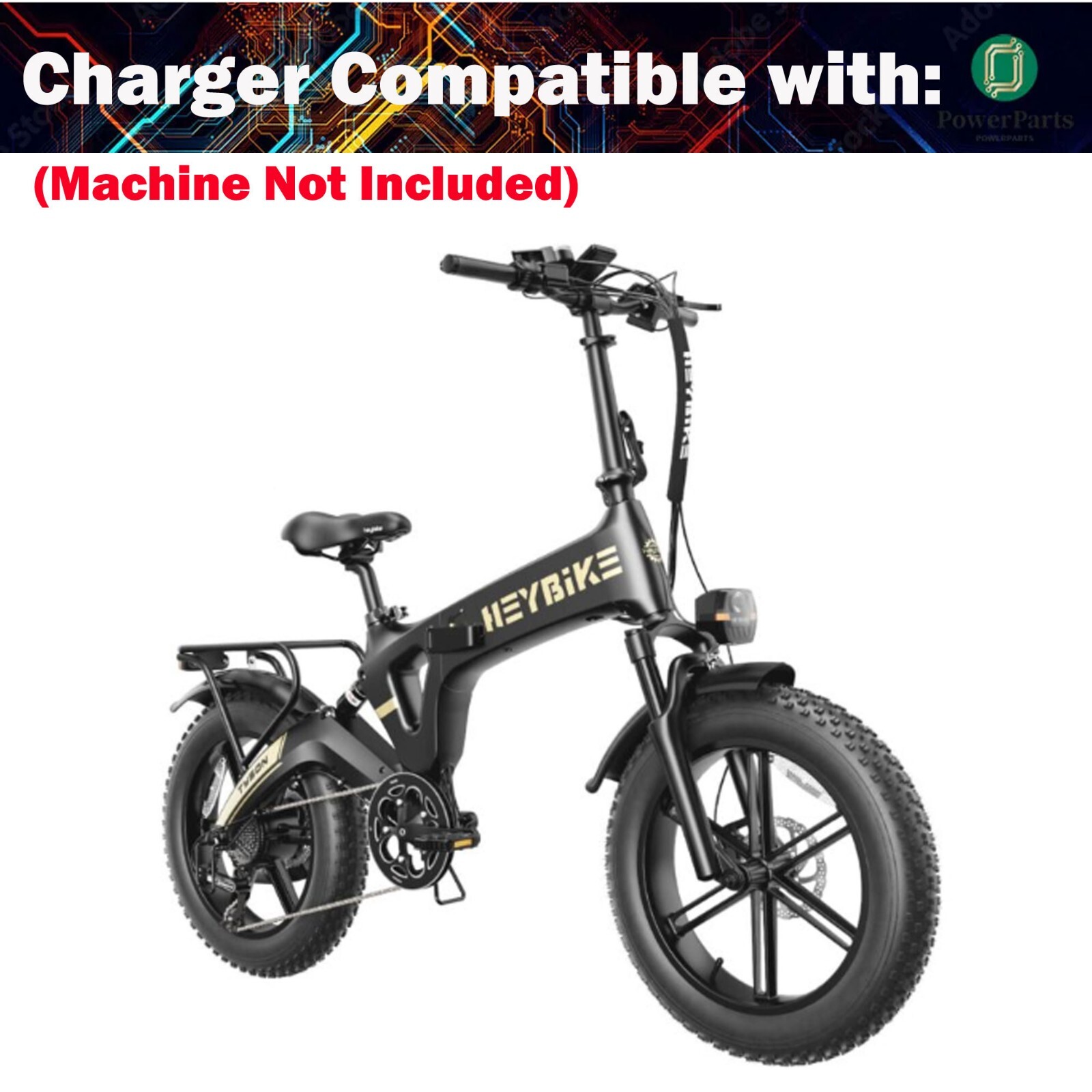 Smart 3Amp AC Adapter For Heybike Tyson Foldable E-bike Charger Power ...