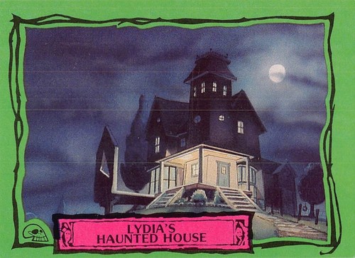 Beetlejuice 1990 Trading Card #19 Lydia's haunted House | eBay