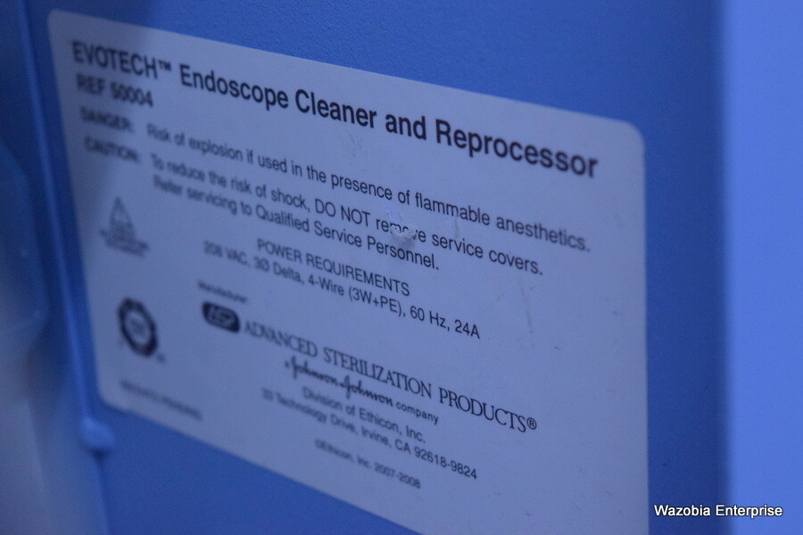 ASP ADVANCED STERILIZATION PRODUCTS EVOTECH ENDOSCOPE CLEANER AND ...