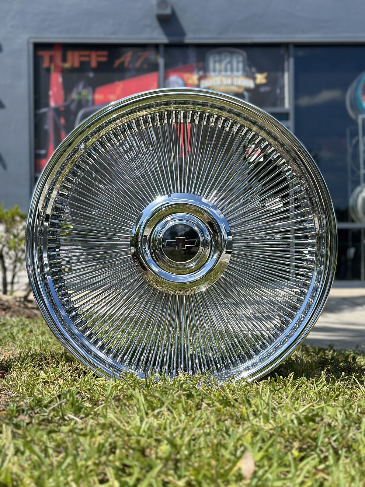 24" CHROME CHEVY SPOKES DONK G BODY 5X4.75 5X5 FORGIATO RUCCI WHEELS ...