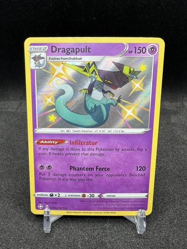 Dragapult SV062/SV122 Shining Fates Shiny Vault Holo Rare Pokémon TCG ...